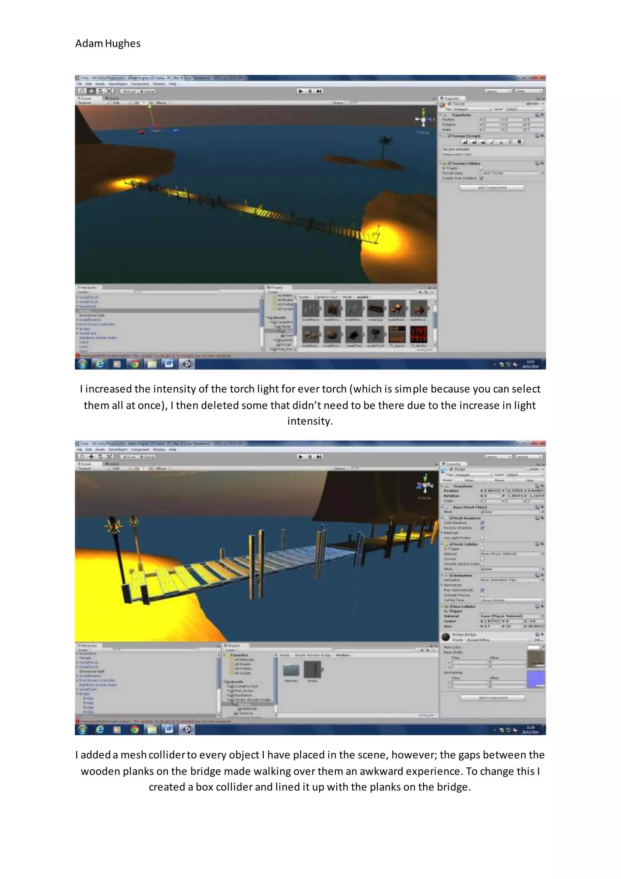 Unity 3D Game Workflow | DOCX | 3-D Graphics | Computer Software and ...