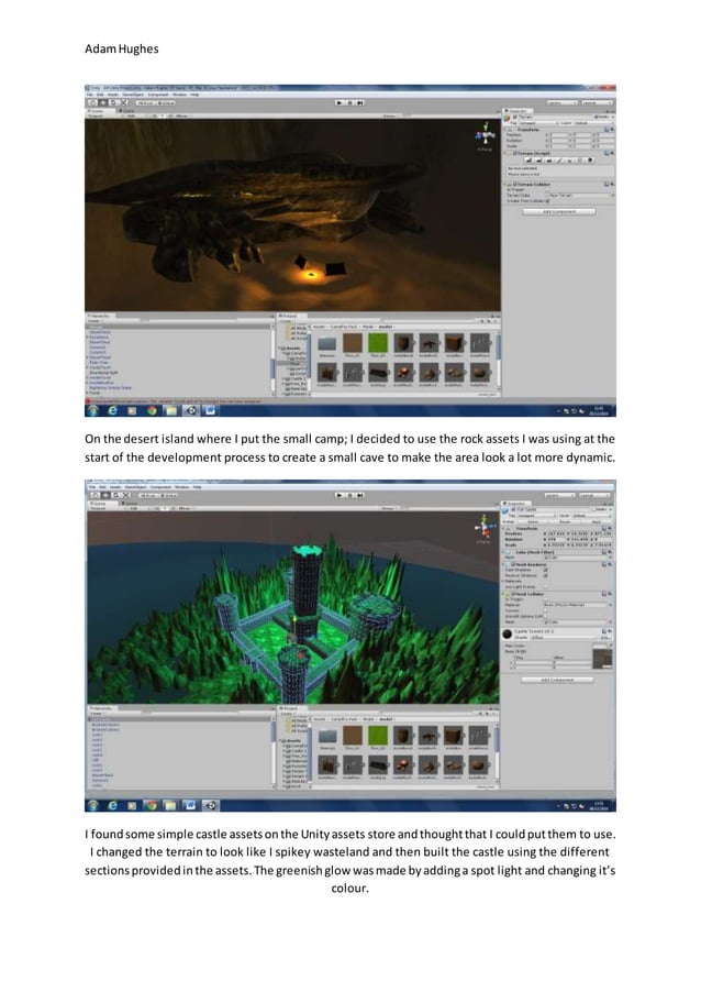 Unity 3D Game Workflow | DOCX | 3-D Graphics | Computer Software and ...