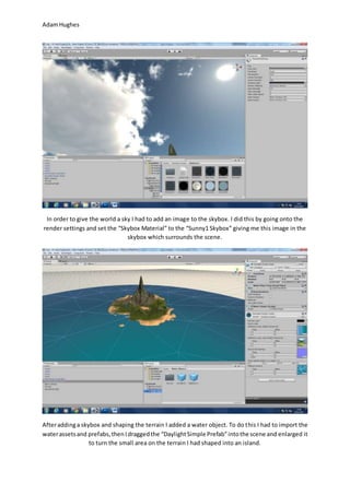 Unity 3D Game Workflow | DOCX | 3-D Graphics | Computer Software and ...