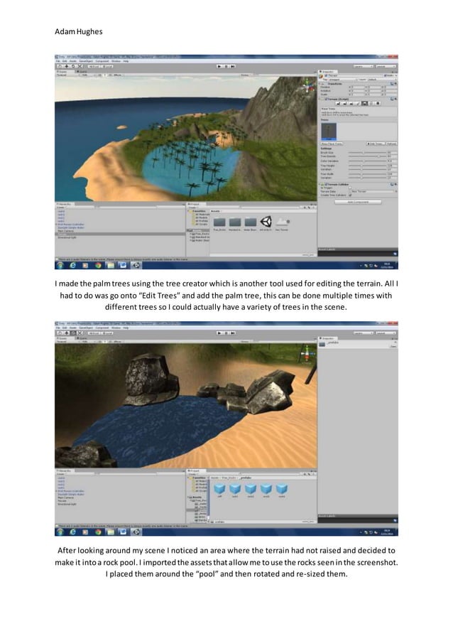 Unity 3D Game Workflow | DOCX | 3-D Graphics | Computer Software and ...