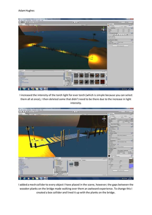 Unity 3D Game Workflow | DOCX | 3-D Graphics | Computer Software and ...