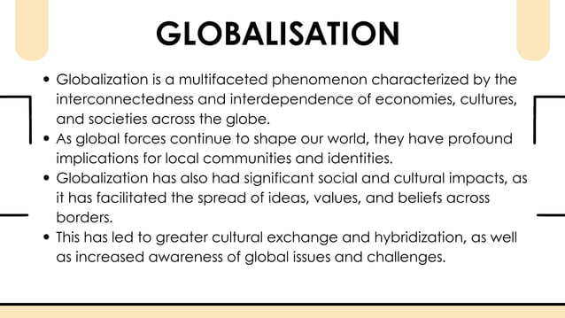 Universalization and Parochialization in | PPT