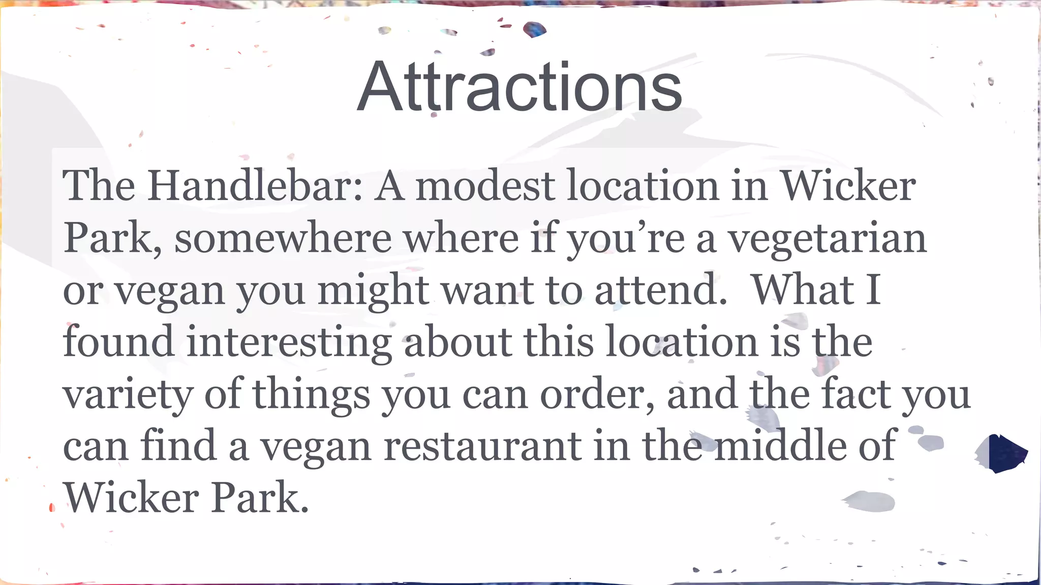 Connections to Community in Wicker Park | PPTX