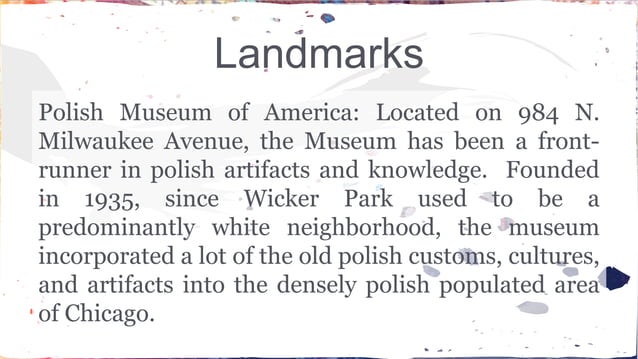 Connections to Community in Wicker Park | PPTX