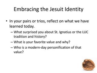 Week 3: Jesuit Values | PPTX