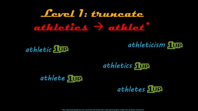 Boolean operators, truncation, databases refresher | PPT