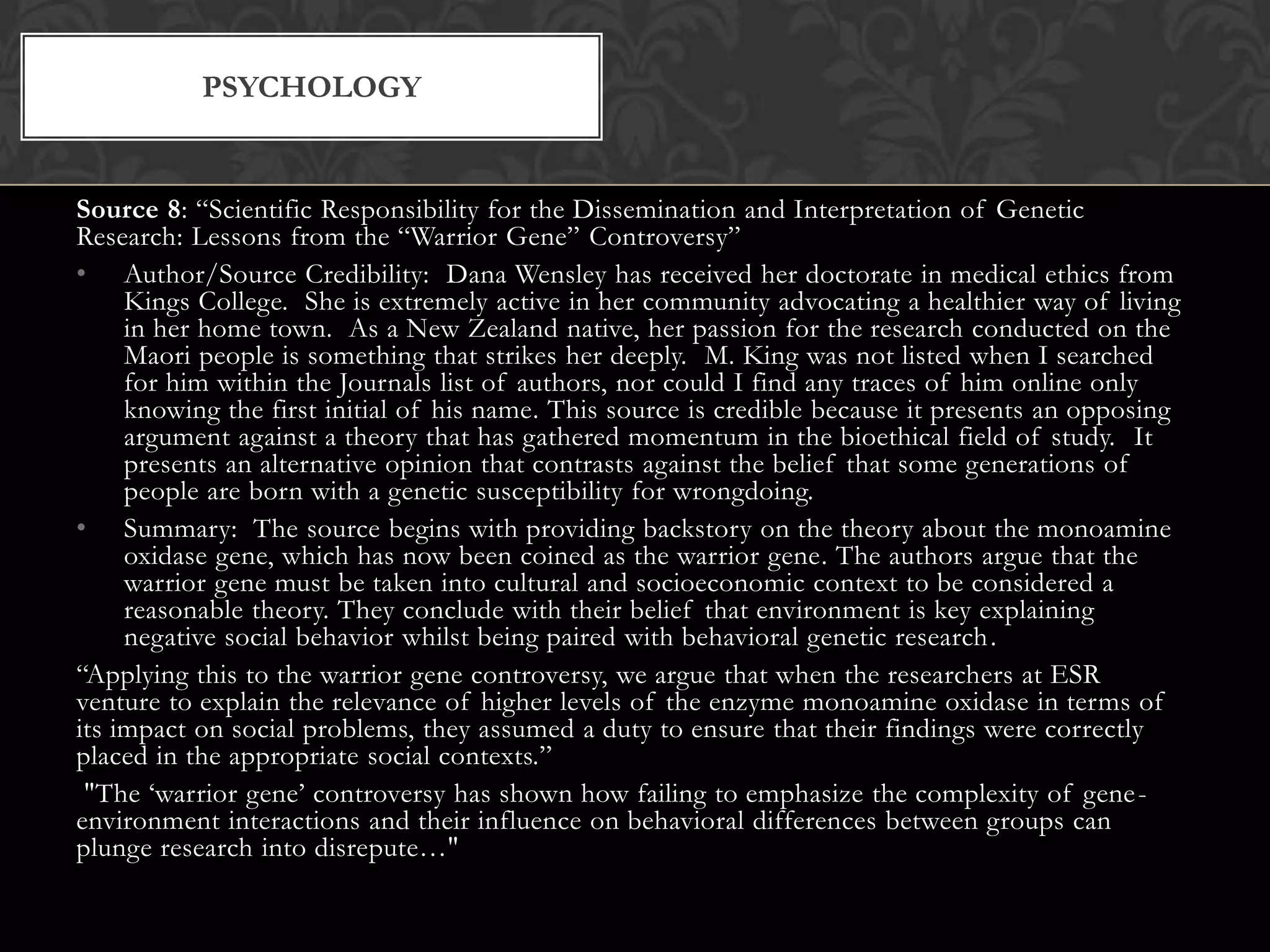 Research Illustration, L. Hinkle | PPTX | Mental Health | Diseases and ...