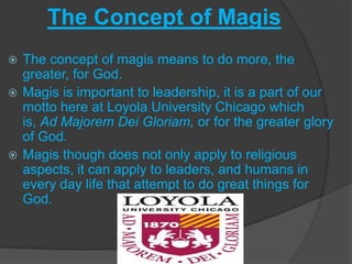 Univ 393 a jesuit education and leadership | PPTX