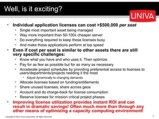 Univa License Management Podcast slides | PDF | Computing | Technology ...