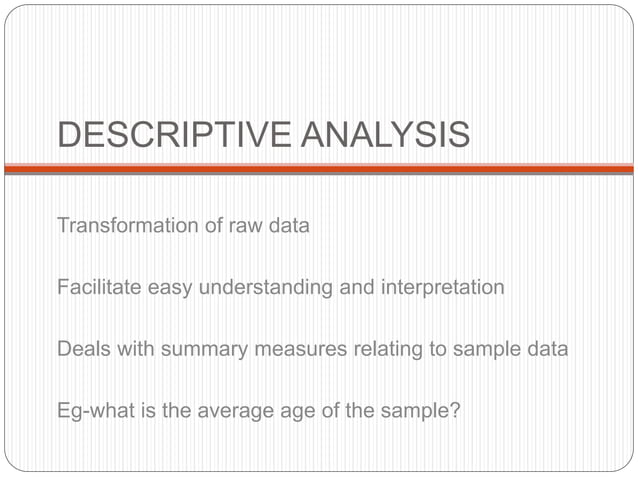 Univariate & bivariate analysis | PPTX | Computing | Technology & Computing