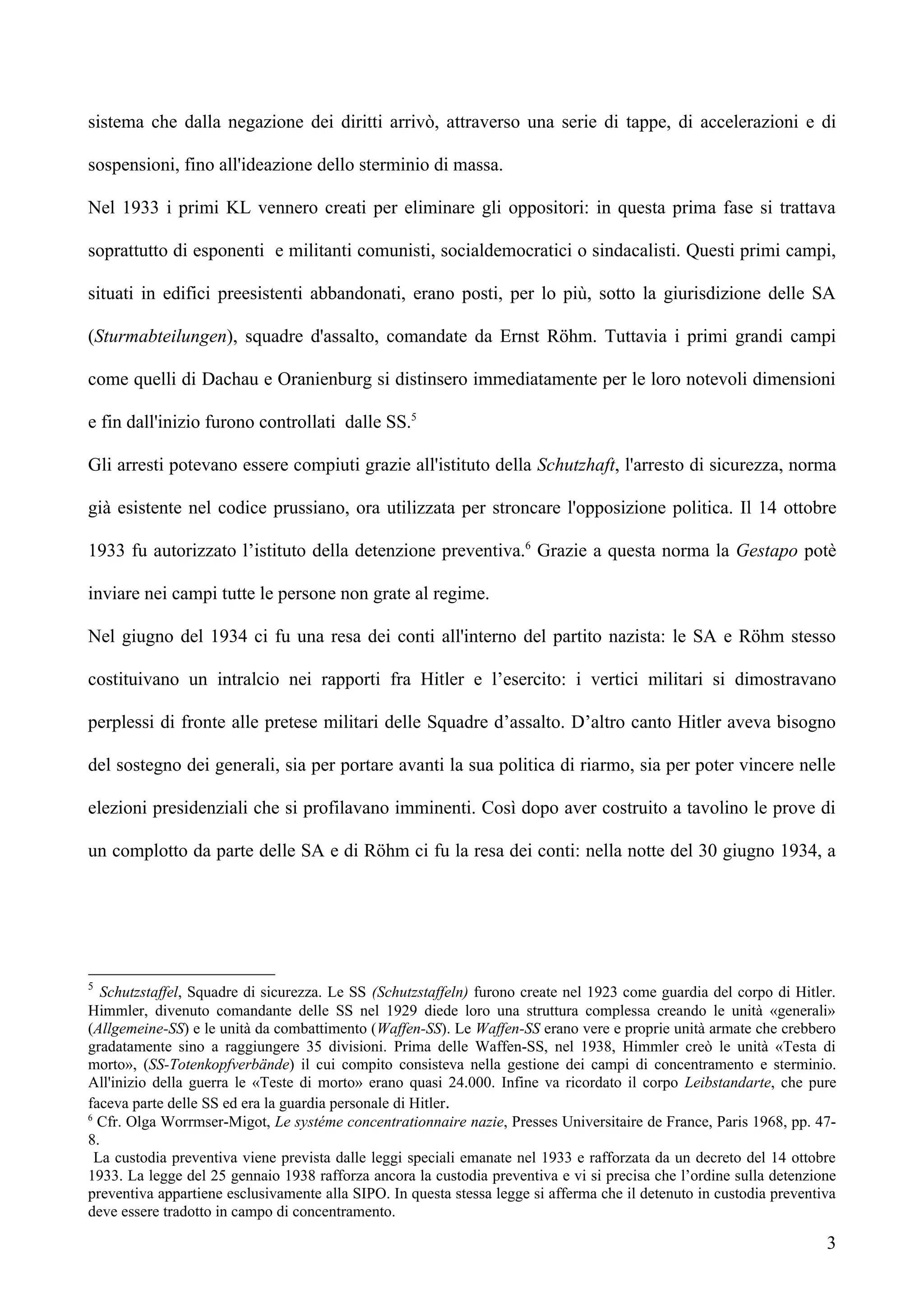 L'universo concentrazionario nazista | PDF