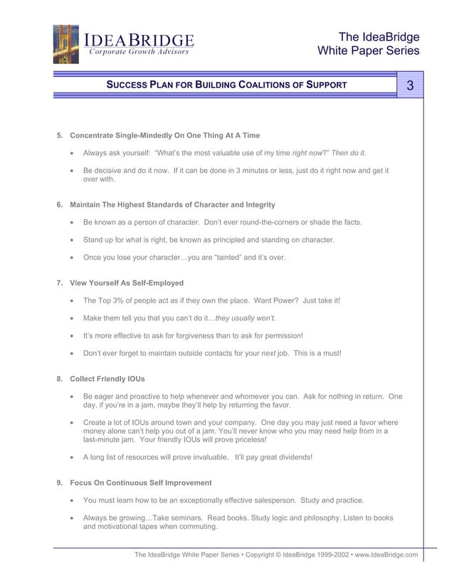 Universal principles of success | PDF