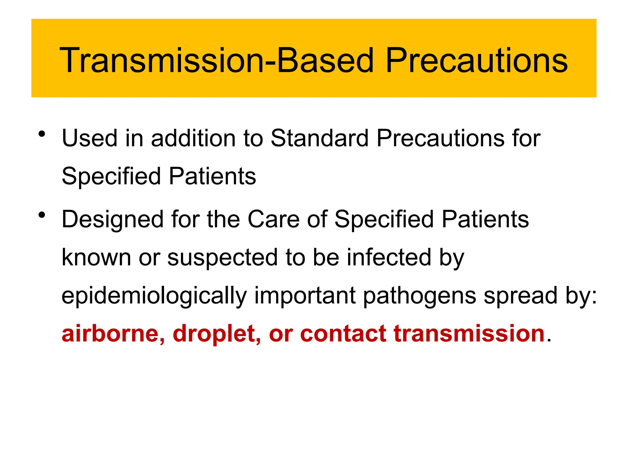How to deal with a UNIVERSAL precaution.pptx