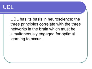 Universal design-for-learning | PPTX