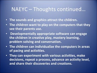 Technology with Young Children | PPT