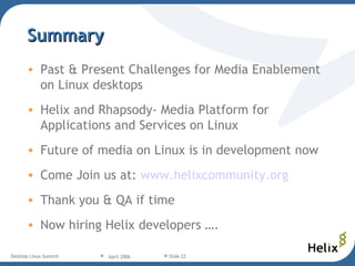 Universal Media Desktop Linux | PPT