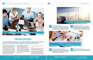 Universal Translation Services brochure - translation rates | PDF