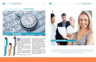 Universal Translation Services brochure - translation rates | PDF