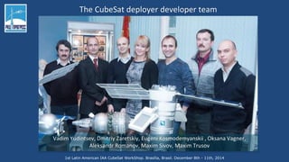 Universal 1 u 3u+ cubesat deployer | PDF