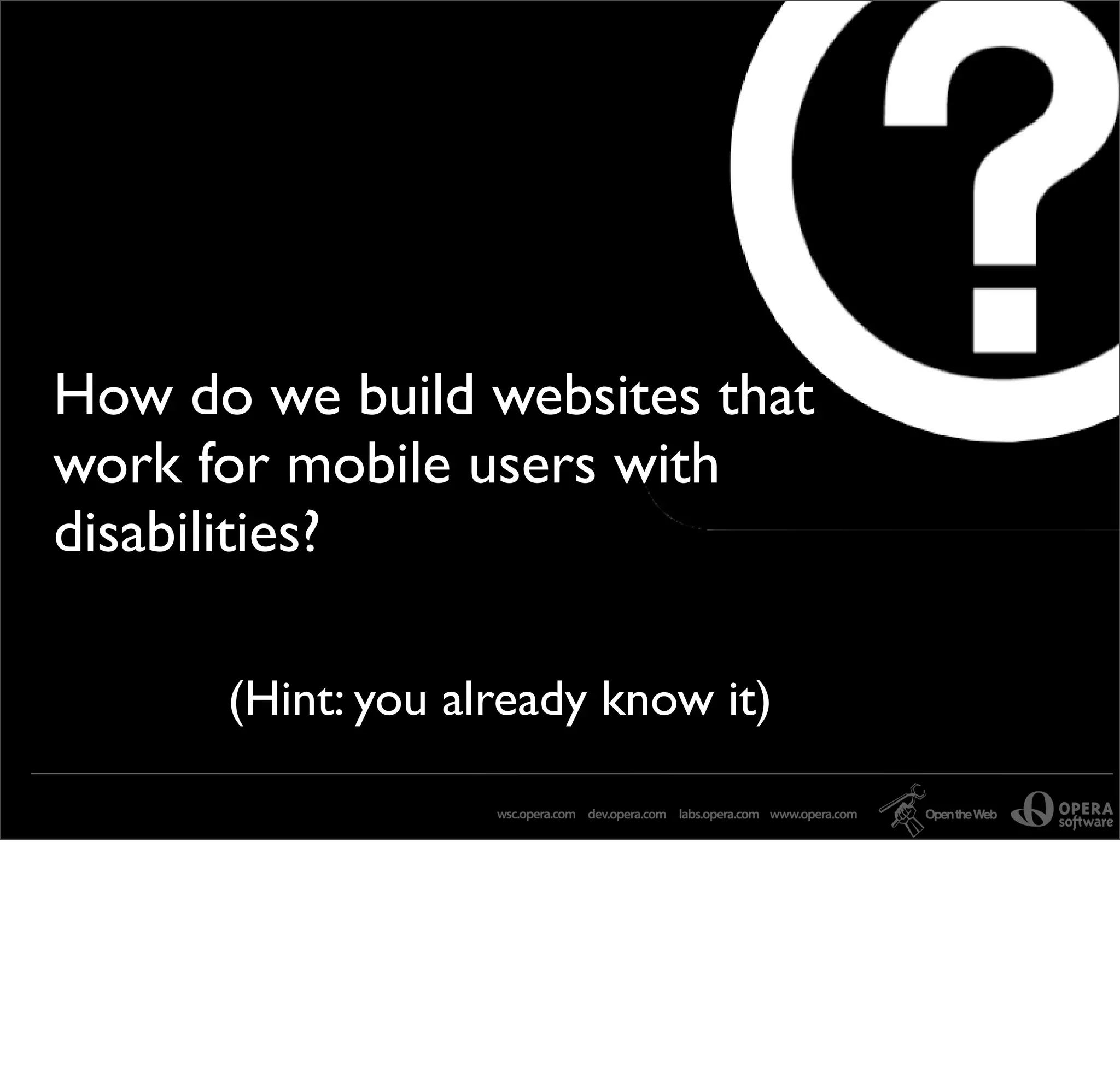 Universal access across devices | PPT