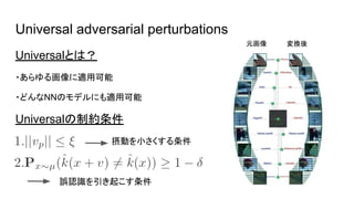 Universal adversarial perturbations | PDF