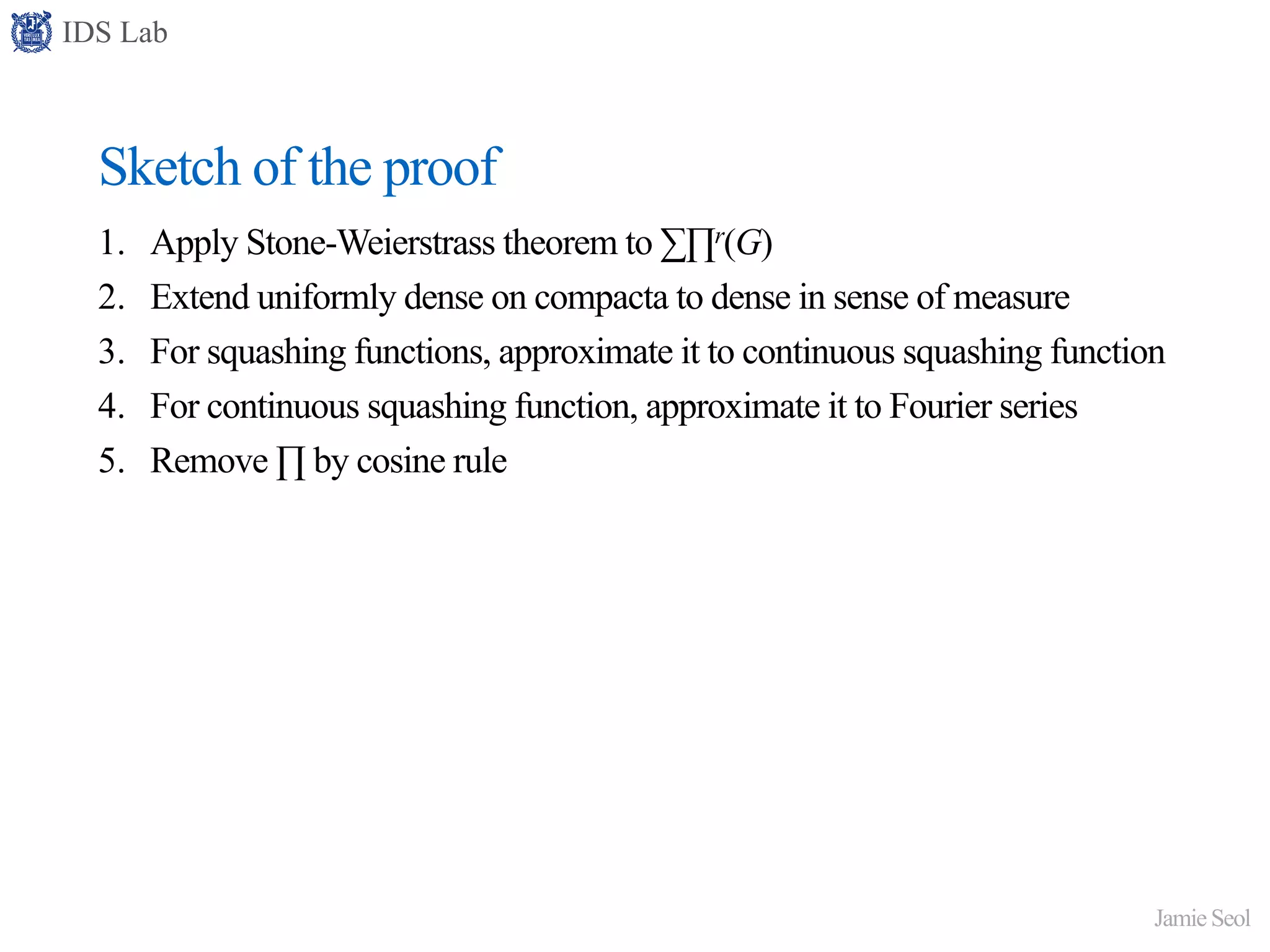 Universal Approximation Theorem | PDF