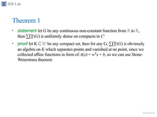 Universal Approximation Theorem | PDF