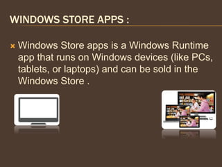 Universal Apps for windows 8.1 | PPT | Free Download