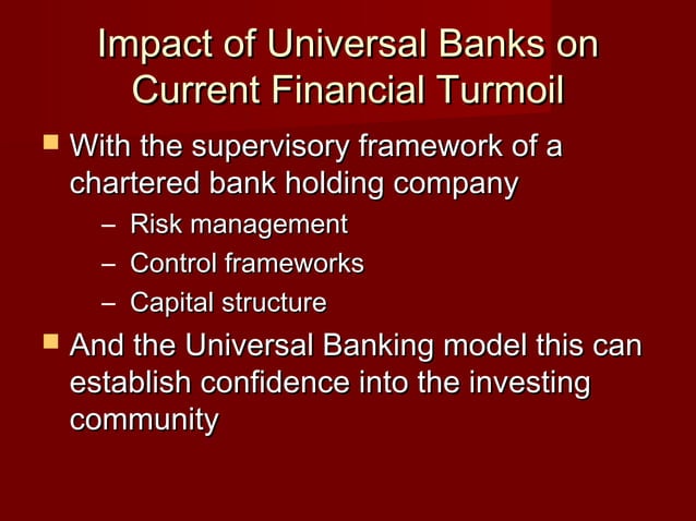 Universal banking | PPT