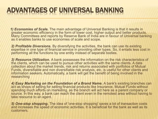 Universal banking | PPTX