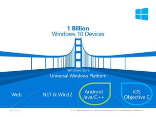 Universal Bridges in Windows 10 | PPTX