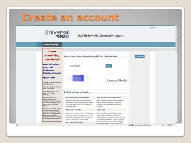 UniversalClass | PPTX