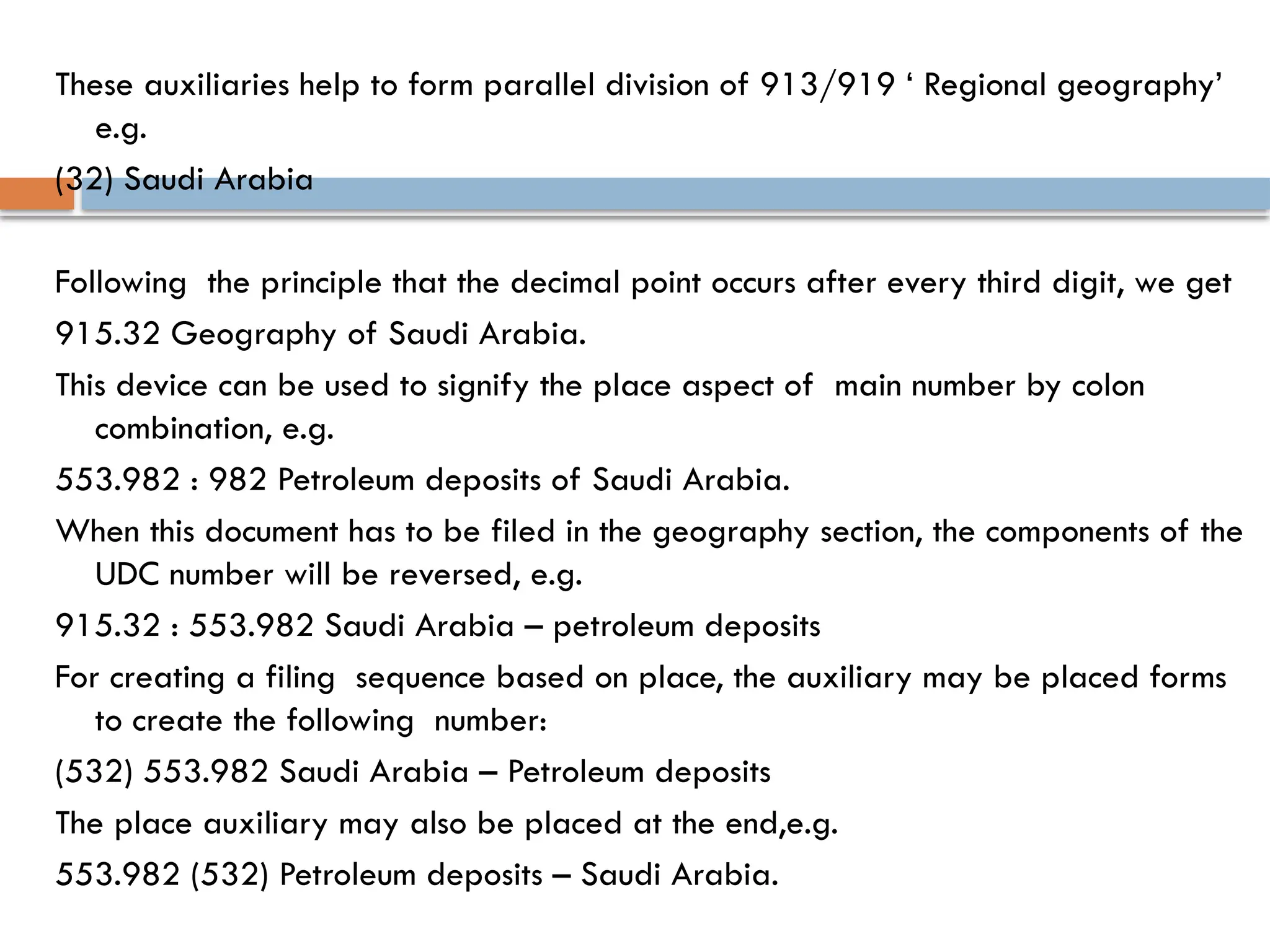 Universal Decimal Classification examples.ppt