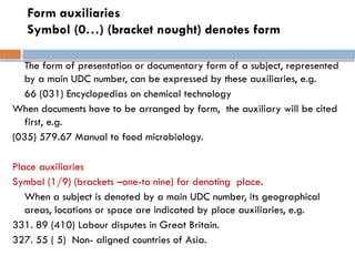 Universal Decimal Classification examples.ppt