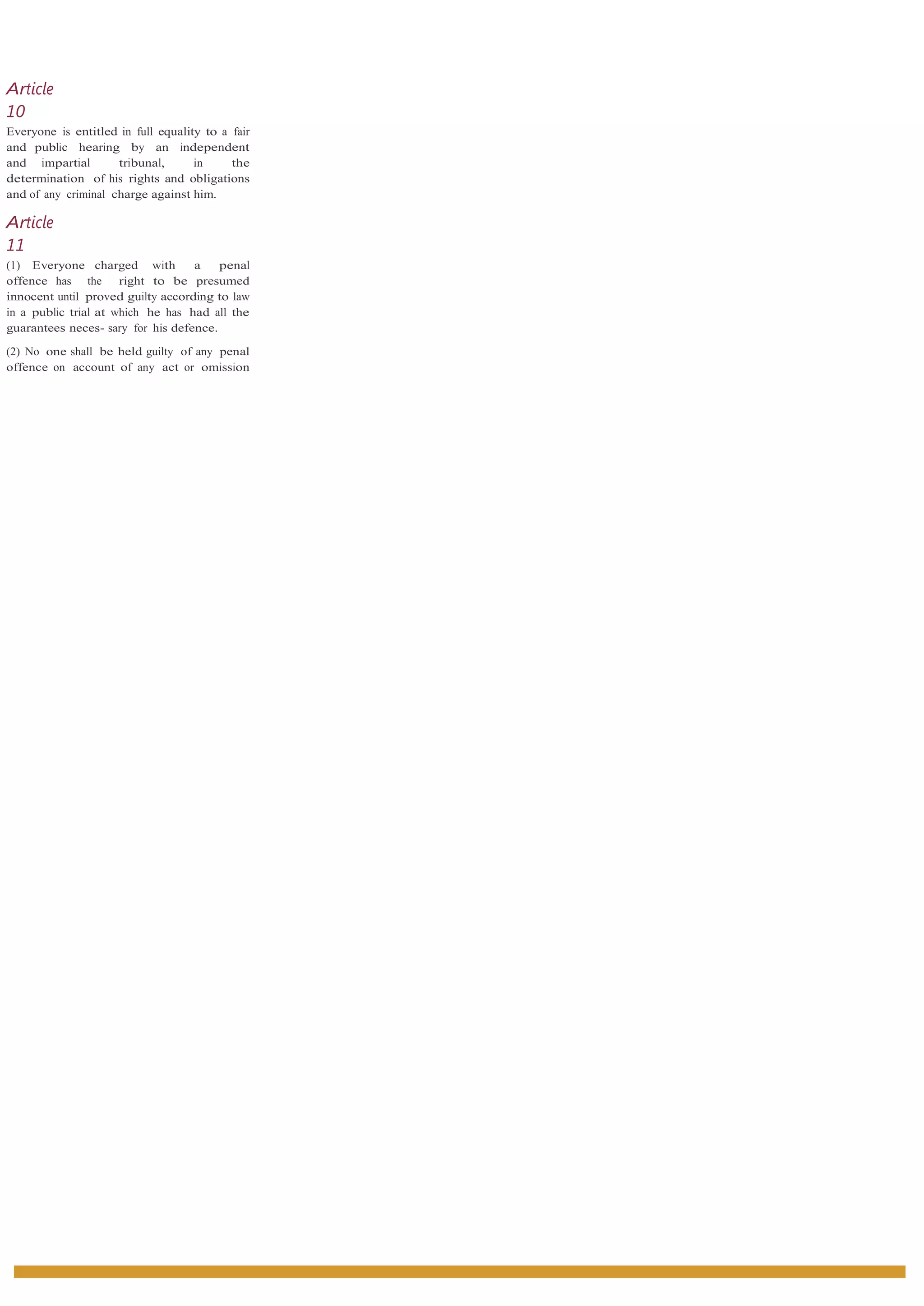 Universal declaration of human rights | PDF