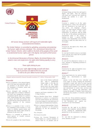 Universal declaration of human rights | PDF