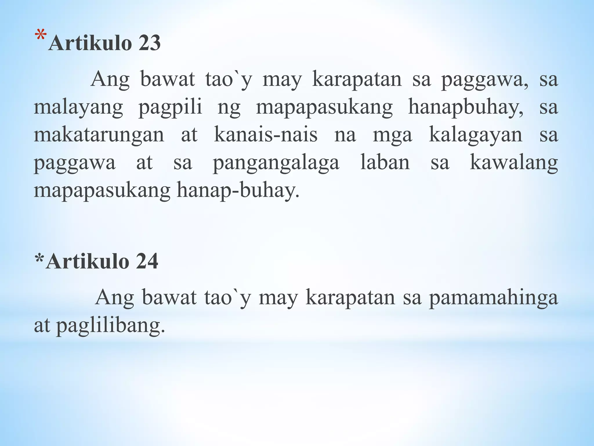 Universal Declaration of Human Rights | PPTX