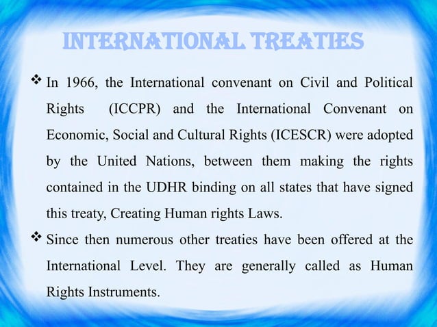 UNIVERSAL DECLARATION OF HUMAN RIGHTS | PPTX