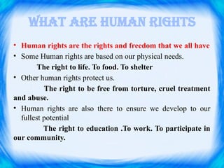 UNIVERSAL DECLARATION OF HUMAN RIGHTS | PPTX