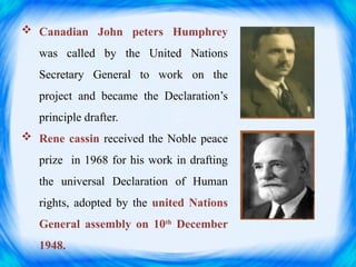 UNIVERSAL DECLARATION OF HUMAN RIGHTS | PPTX