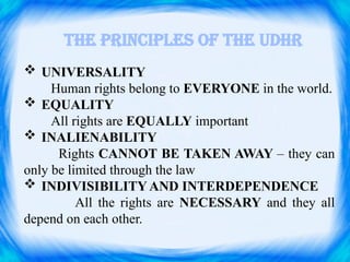 UNIVERSAL DECLARATION OF HUMAN RIGHTS | PPTX
