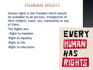 Universal declaration of rights | PPTX