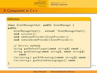 Universal Declarative Services - Simon Chemouil | PPT