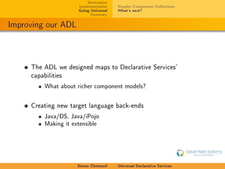 Universal Declarative Services - Simon Chemouil | PPT