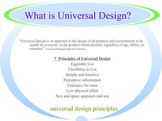 Universal design | PPT