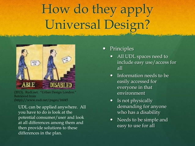 Universal design | PPTX | Special Education | Education