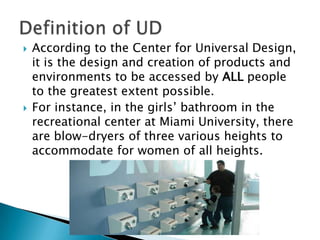Universal Design | PPTX