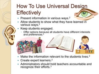 Universal Design | PPTX