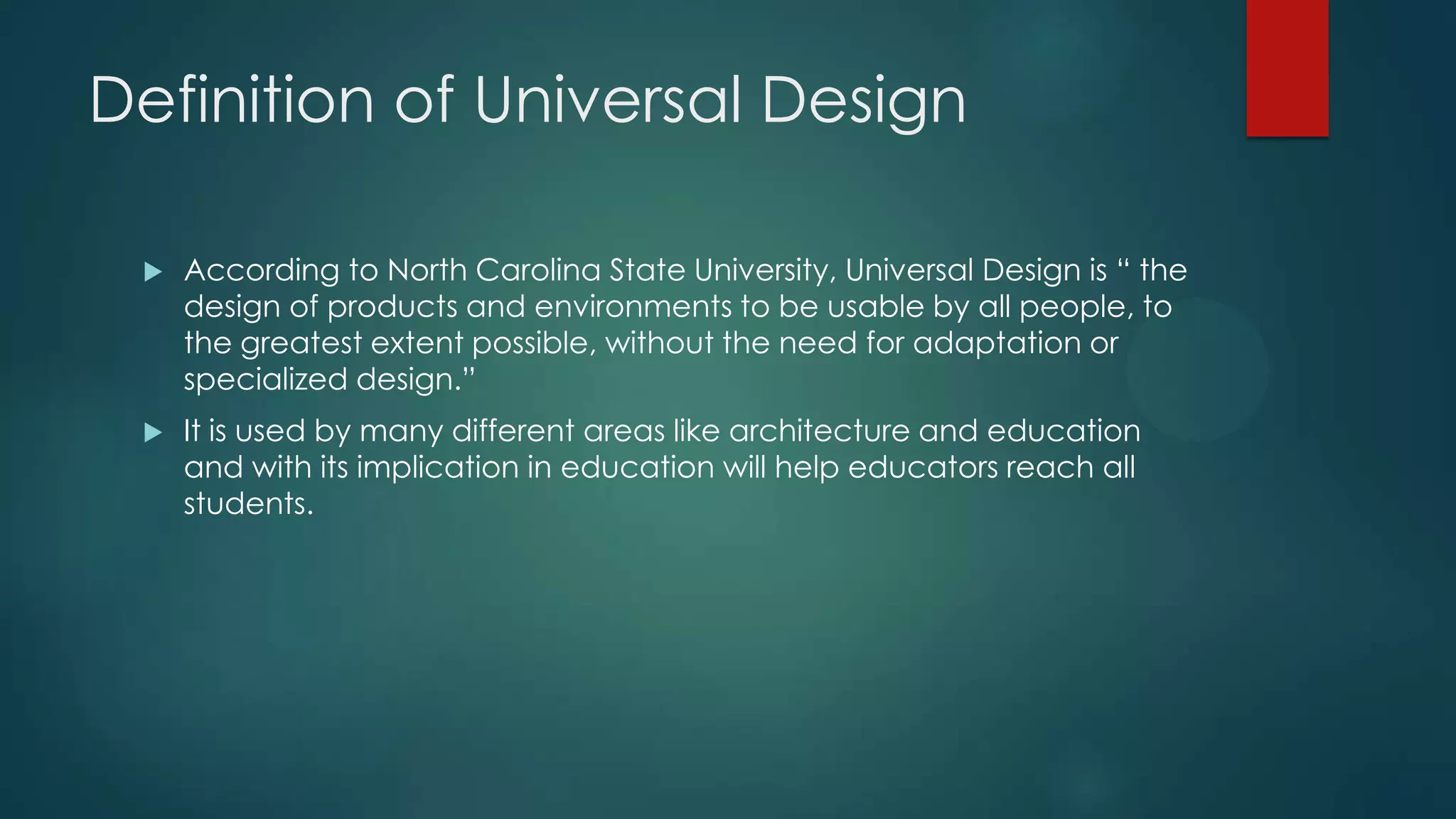 Universal design | PPT