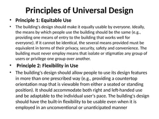 Universal design with their full details | PPTX